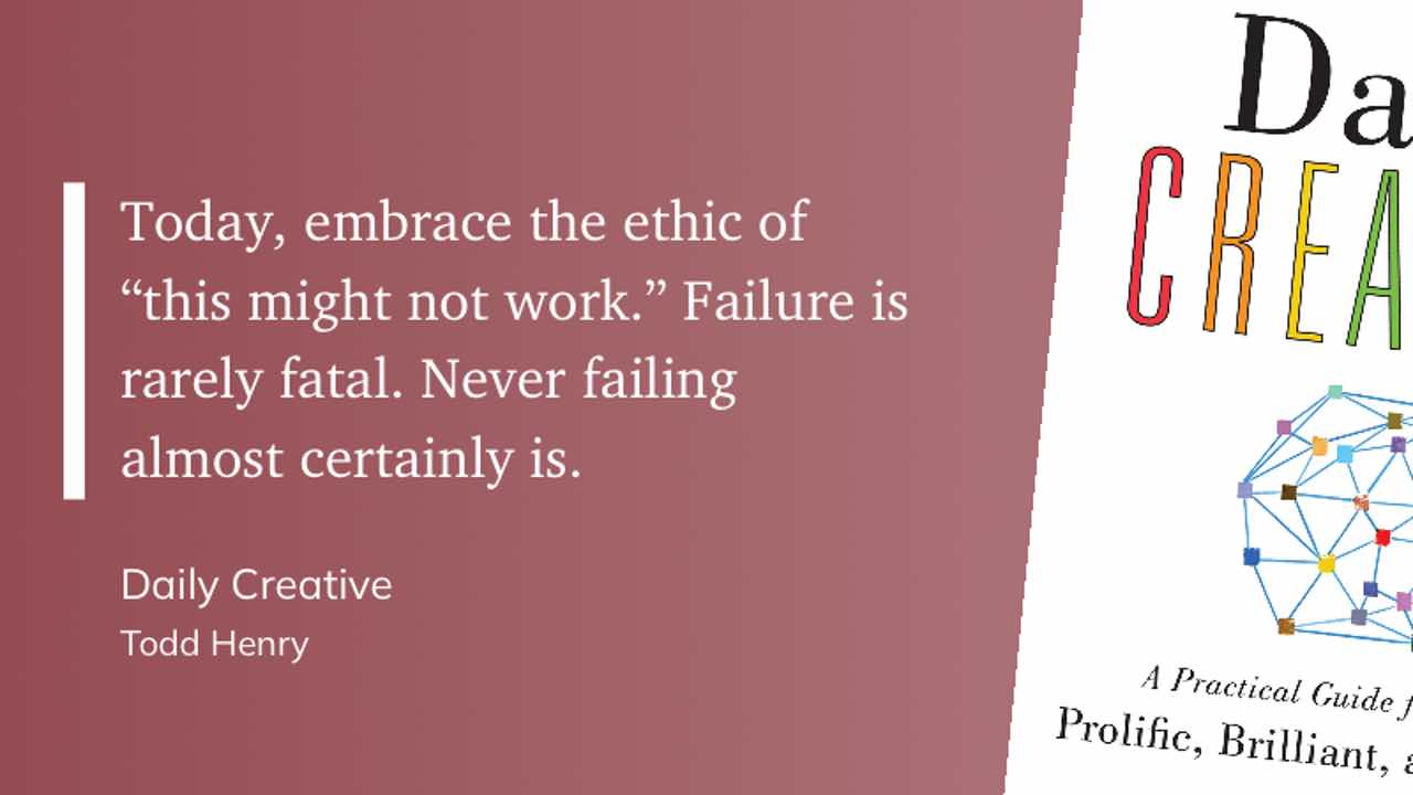 Why We Don’t Try Things — and How to Overcome Our Fear of Failure ...