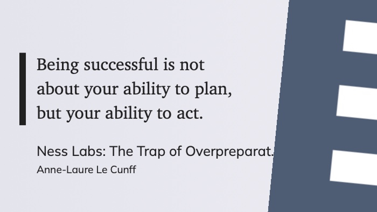 Stop Preparing and Start Doing: Breaking Free from the Trap of Over ...